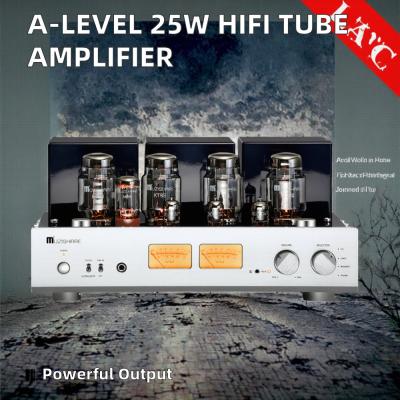 China A-Level 25W+25W Home HIFI Tube Audio Amplifier High Power Output Integrated Headphone Receivers Speakers Class Amplifier for sale