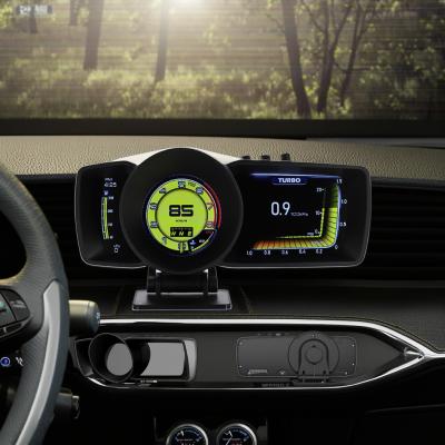 China 2023 OBD2 GPS Speed Display Smart Gauge with Head-Up Display (HUD) Multiple Interface for Car Electronics for sale
