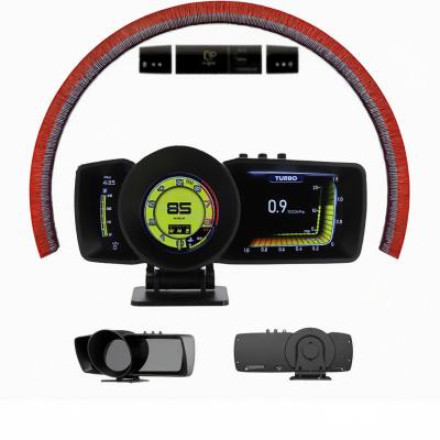 China 2023 OBD2 GPS Speed Display Smart Gauge with Head-Up Display (HUD) Multiple Interface for Car Electronics for sale