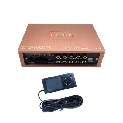 China Hot Selling 4*50W Class AB Car Amplifier 4-Channel DSP Crossovers Subwoofer Amplifier Auto Power (Without Control Panel) for sale