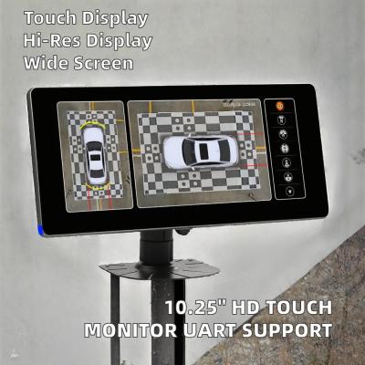 China 10.25inch Full HD IPS Touch Screen Wide Display Monitor Supports UART/RS232 Protocol for Bird View MDVR Black Box 1 Year for sale
