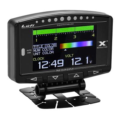 China Revolution OBD2 Smart Digital Car Gauge RPM Multi Meter with Turbo Alarm Automotive OBD Car Alarms for sale