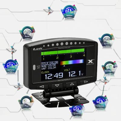 China Revolution OBD2 Smart Digital Car Gauge RPM Multi Meter with Turbo Alarm Automotive OBD Car Alarms for sale