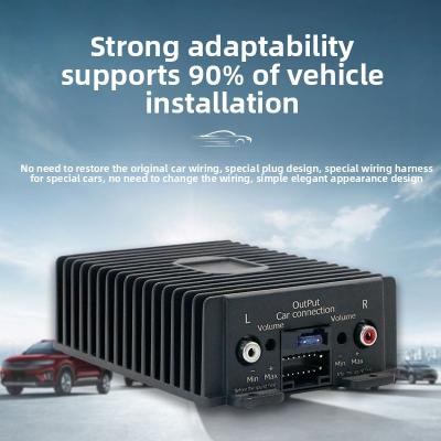 China Professional High-Power Class AB 50W*4 30W*4 Car Amplifier DSP Audio Processor Lossless Audio Modification for sale