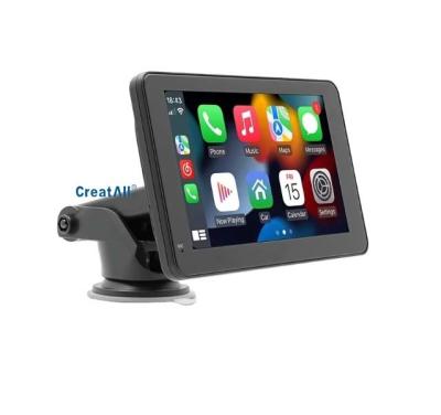 China Creatall 7 Inch Portable Car MP5 Player for Bluetooth Hands-Free Wired/Wireless CarPlay & Android Auto Stereo Audio WAV MP3 for sale