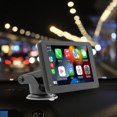 China Creatall 7 Inch Portable Car MP5 Player for Bluetooth Hands-Free Wired/Wireless CarPlay & Android Auto Stereo Audio WAV MP3 for sale