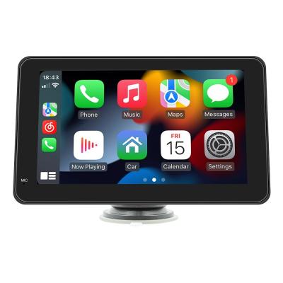 China Creatall 7 Inch Portable Car MP5 Player for Bluetooth Hands-Free Wired/Wireless CarPlay & Android Auto Stereo Audio WAV MP3 for sale