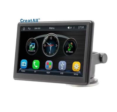China Creatall 7-Inch Portable Wireless CarPlay MP5 Player for Bluetooth New Cross-Border Multimedia Card Slot Head Unit Supports WAV for sale