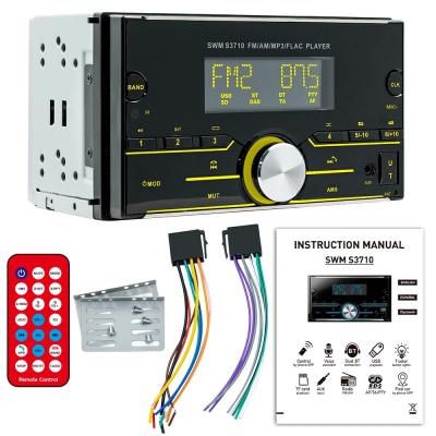 China Creatall 12V Dual-Disk Car MP3 Player Smart for Bluetooth Car Amplifier Radio Colorful Light Aux SD Card Connection 1-Year for sale