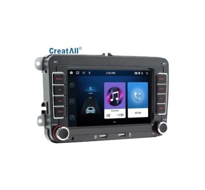China Creatall 7-Inch Android GPS Car Navigation HD Large Screen for Bluetooth CarPlay Reversing Camera Compatible for Volkswagen USB for sale