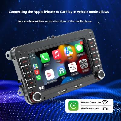 China Creatall 7-Inch Android GPS Car Navigation HD Large Screen for Bluetooth CarPlay Reversing Camera Compatible for Volkswagen USB for sale