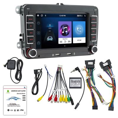 China Creatall 7-Inch Android GPS Car Navigation HD Large Screen for Bluetooth CarPlay Reversing Camera Compatible for Volkswagen USB for sale