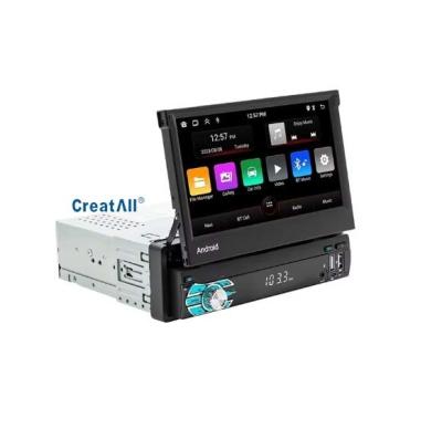 China Creatall All-in-One 7 Inch Android Auto GPS Navigation Retractable Screen HD Rearview Wireless CarPlay for Automotive Use for sale