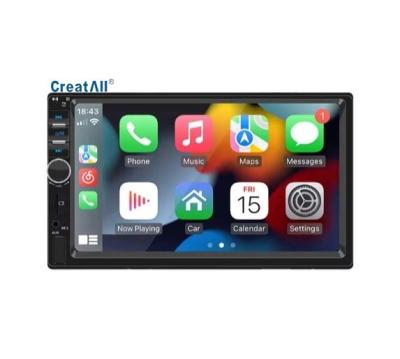 Κίνα Creatall 7 ιντσών HD Μεγάλη οθόνη Κεντρικό έλεγχο ραδιοφώνου αυτοκινήτου MP5 BT Player με CarPlay Υποστήριξη USB WAV MP3 APE AAC FLAC Portable προς πώληση