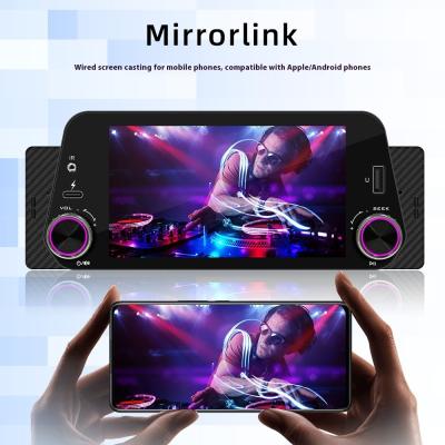 China Creatall Single-Cylinder 5-Inch Smart for BT Car MP5 Player Wireless Carplay/Auto Navigation Dashboard Reversing Interconnection for sale