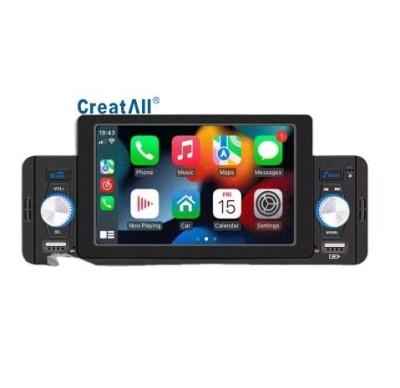 China Creatall 5-Inch Car MP5 Player for Bluetooth Reversing Camera Wired/Wireless CarPlay Supports WAV MP3 APE Audio Formats USB for sale