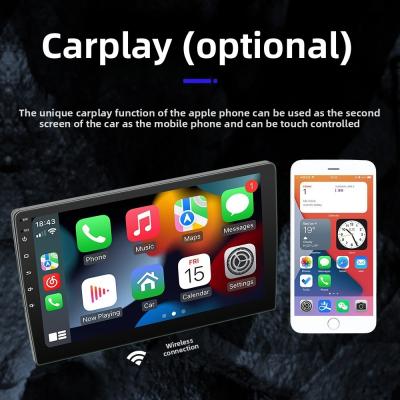 China Creatall 10-Inch Wireless CarPlay Adapter with Bluetooth Phone Connectivity HD Rearview Camera Integrated Android GPS Navigation for sale