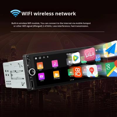 China Creatall 6.86 Inch All-In-One Wireless Dashboard Carplay Smart Android GPS Navigation HD Reversing Image for Bluetooth for sale