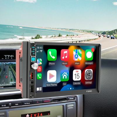 China Creatall 7-Inch Dual Reel Reverse Camera MP5 Player for Bluetooth Central Control Screen CarPlay Navigation Android Auto Mirror for sale