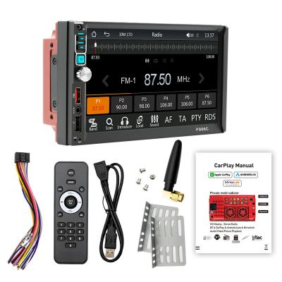 China Creatall 7-Inch Dual Reel Reverse Camera MP5 Player for Bluetooth Central Control Screen CarPlay Navigation Android Auto Mirror for sale