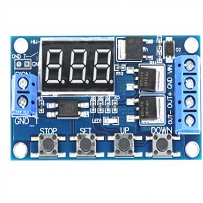 China Dual MOSFET Trigger Loop Timing Delay Switch Board Glitch Protection 12V/24V Relay-Free Module for sale