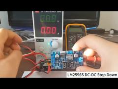 CA-2596S módulo de alimentação de voltímetro LED com ecrã digital LM2596