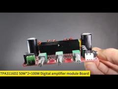 CA-3116P Módulo de amplificador digital DC12-24V 50Wx2+100W AMP TPA3116D2