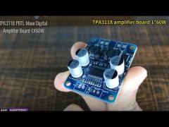 TPA3118 60W Mini Home Amplifier Board voor DC 12-24V Plastic Material Audio Power Amp