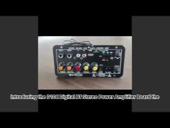 Amplificateur de voiture 24V/220V Amplificateur mono pour subwoofer et double microphone Karaoke Audio