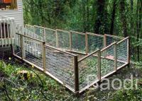 China 5ft High Hog Wire Mesh Panels Hot Dipped Galvanized 4 Gauge Welded Livestock Fencing 96in Length for sale