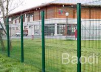 China PVC Coated Welded Wire Mesh Fence Panel 1.8m Height 2.5m Length High Strength Curved Design for sale