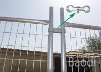 China Removable Galvanised Temporary Event Fencing 1.8x2.4m Welded Mesh 50x50mm for sale