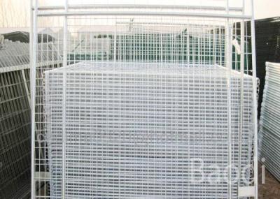 China 40mm Pipe Galvanized Temporary Fence , 2.1 X 2.4m Size Temporary Security Fencing for sale