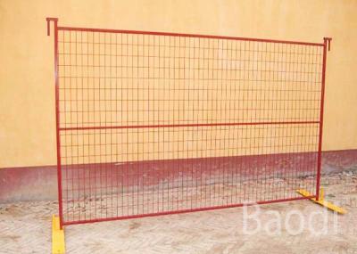 China Galvanized Portable Fence Panels , Free Standing Crowd Control Barricades for sale