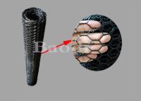 China Black Poultry Chicken Wire Mesh Hexagonal 1/2 to 2 Inch Mesh 0.6-1.4mm Wire for sale
