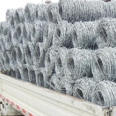 Cina 1.6mm diametro del filo di sicurezza galvanizzato filo spinato recinzione durevole per la protezione definitiva in vendita