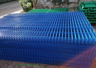 China pulverização quadrada de Mesh Fence Welded Blue Powder do fio de aço do cargo de 50x100mm à venda