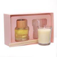 China Custom Scented Candles Reed Diffuser Set Private Label for sale