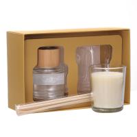 China Custom Scented Candles Reed Diffuser Set Private Label for sale