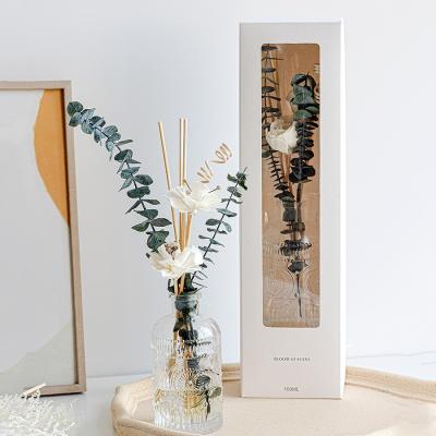 Cina Deodoranti per ambienti con profumo di fiori in rilievo Diffusore a bastoncini naturali da 100 ml per ufficio in vendita