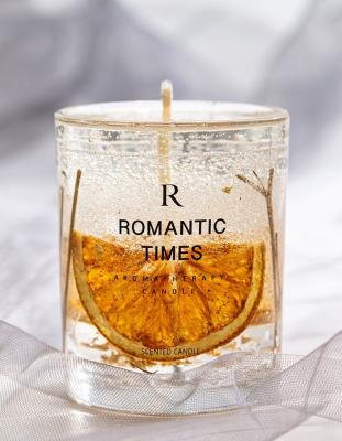Cina Il fiore della decorazione della CASA dell'AROMA sente la candela profumata della cera della soia del gel dell'etichetta di Jelly Fragrance Candle Luxury Private in barattolo di vetro in vendita