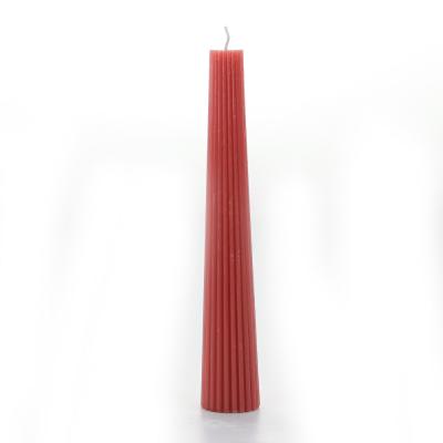 Cina L'irregolare della casa dell'aroma ha affusolato la decorazione fatta a mano di Art Scented Candle For Home del cono della cera della soia della candela in vendita