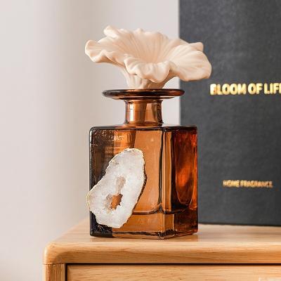 Cina Bottiglia fresca Reed Diffuser di vetro del profumo della stanza dell'aria dell'ufficio dell'olio essenziale di aromaterapia in vendita