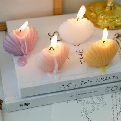China INS van het AROMAhuis OEM de Kubus siert Shell Aromatherapy Soy Wax Creative bemerkte Kaarsen voor het Huisdecoratie van de Verjaardagsgift Te koop