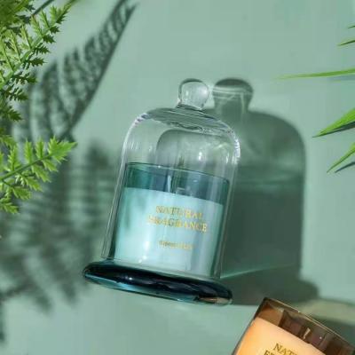 Cina Cera su ordinazione di dimensione di Rose Amber Ebony Fresh Spring Cream Coffee dell'etichetta delle azione la grande ha sentito le candele in barattolo con il coperchio di Bell in vendita