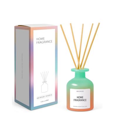 Cina Fiore fresco Reed Diffuser della bottiglia di vetro della camera da letto dell'aria della bottiglia di olio essenziale di aromaterapia in vendita