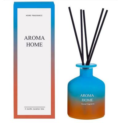 Cina Fiore fresco Reed Diffuser della bottiglia di vetro della camera da letto dell'aria della bottiglia di olio essenziale di aromaterapia in vendita