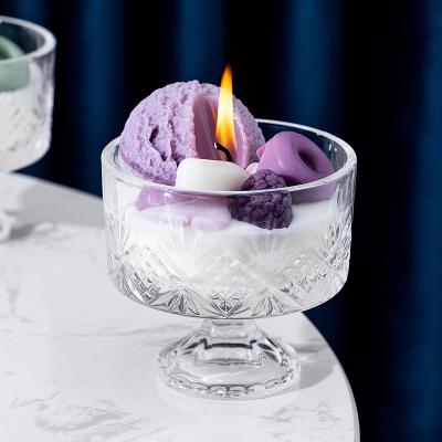 Cina La candela della cera della soia ha sentito il piccolo gelato dell'etichetta privata 140g ha sentito le candele in scatola in vendita