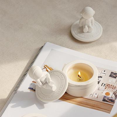 China Pleister Ruimteastronaut Velas Healing Crystal Aromatherapy Scented Candle Te koop