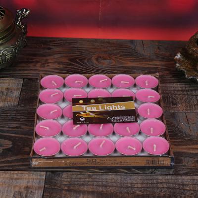 Cina Il cuore di aromaterapia ha modellato la cera che non dà fumo della soia di Tealight ha sentito le candele 50 pc in vendita